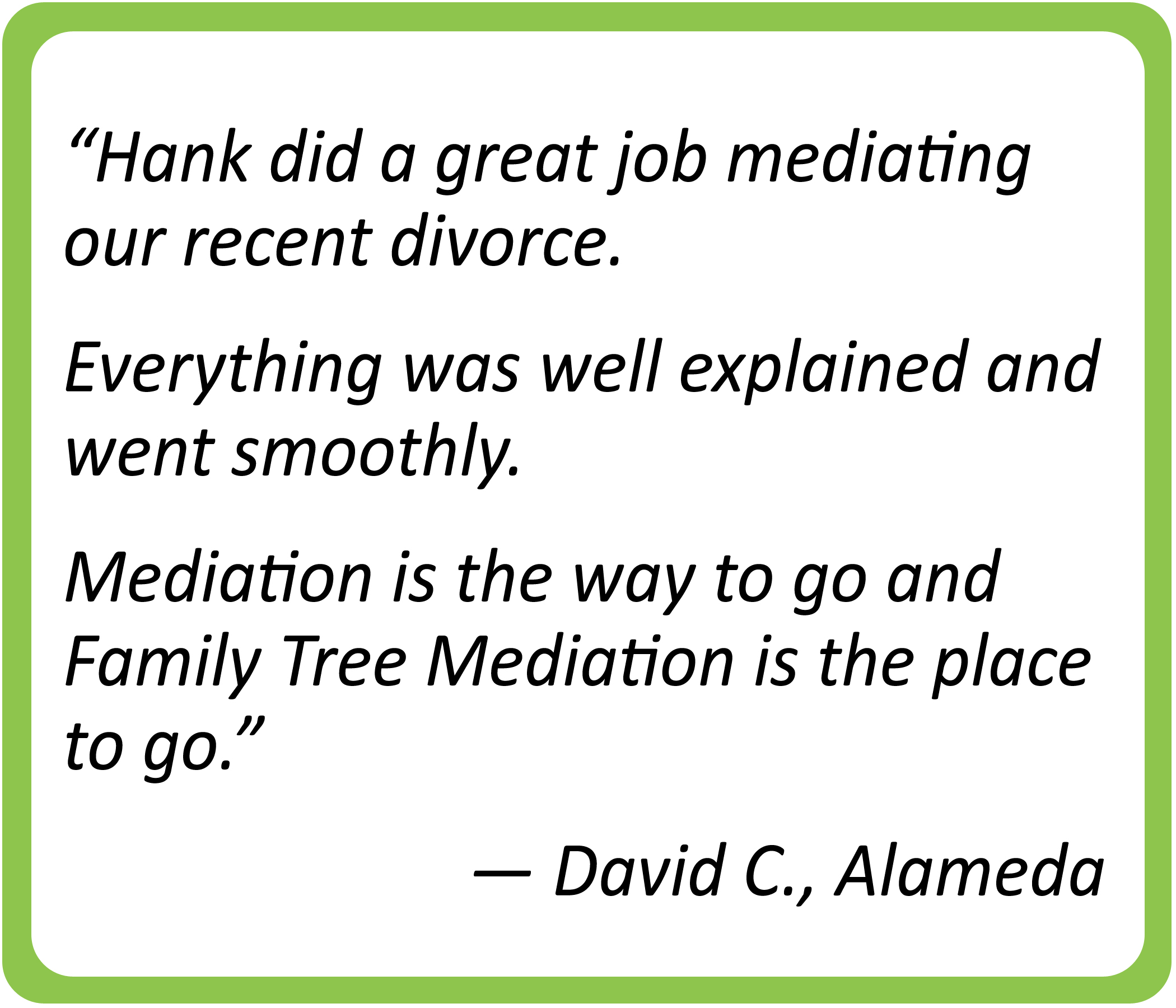Elder Mediation - Family Tree Mediation - Palo Alto - Mountain View